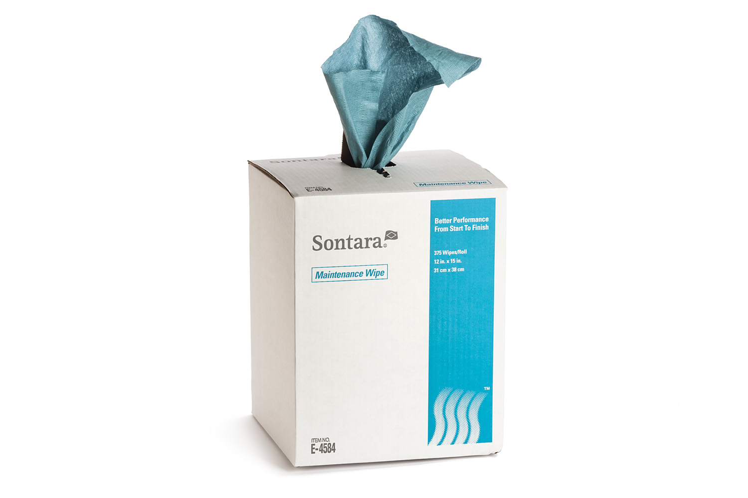 Santec Corporation: CLEAN-UP WIPES ROLL TURQUOISE